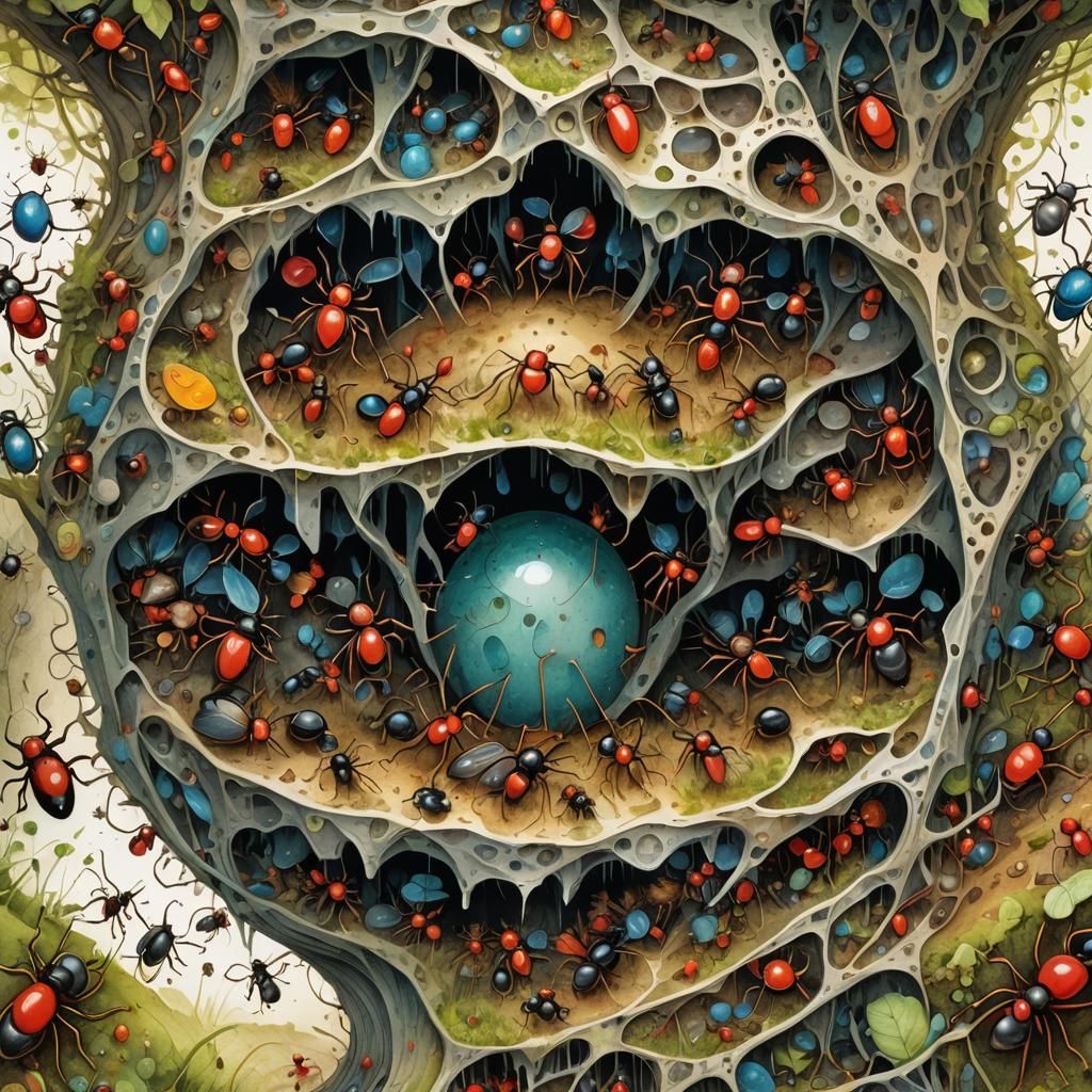 Ants - AI Generated Artwork - NightCafe Creator
