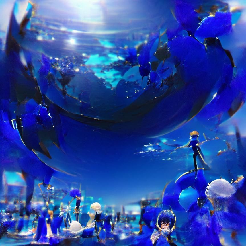 blue world - AI Generated Artwork - NightCafe Creator