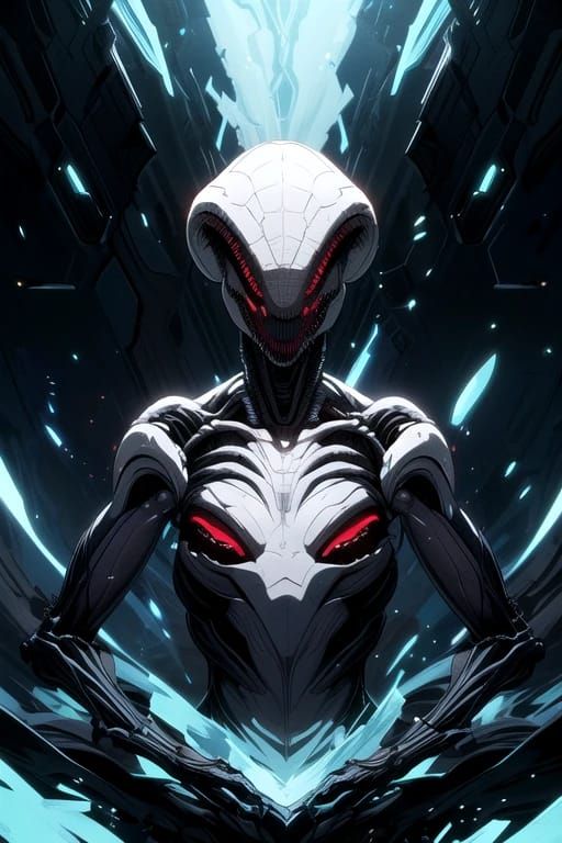 Cybercore Xeno - AI Generated Artwork - NightCafe Creator