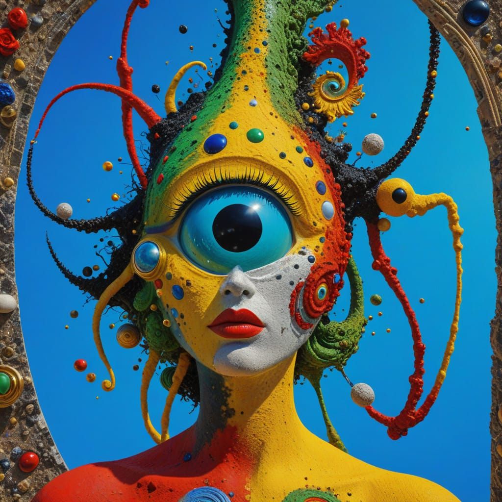 3D, Photorealistic, Cinematic, Tribonacci-Lucas, Vectors, Mirrors, Sky ...