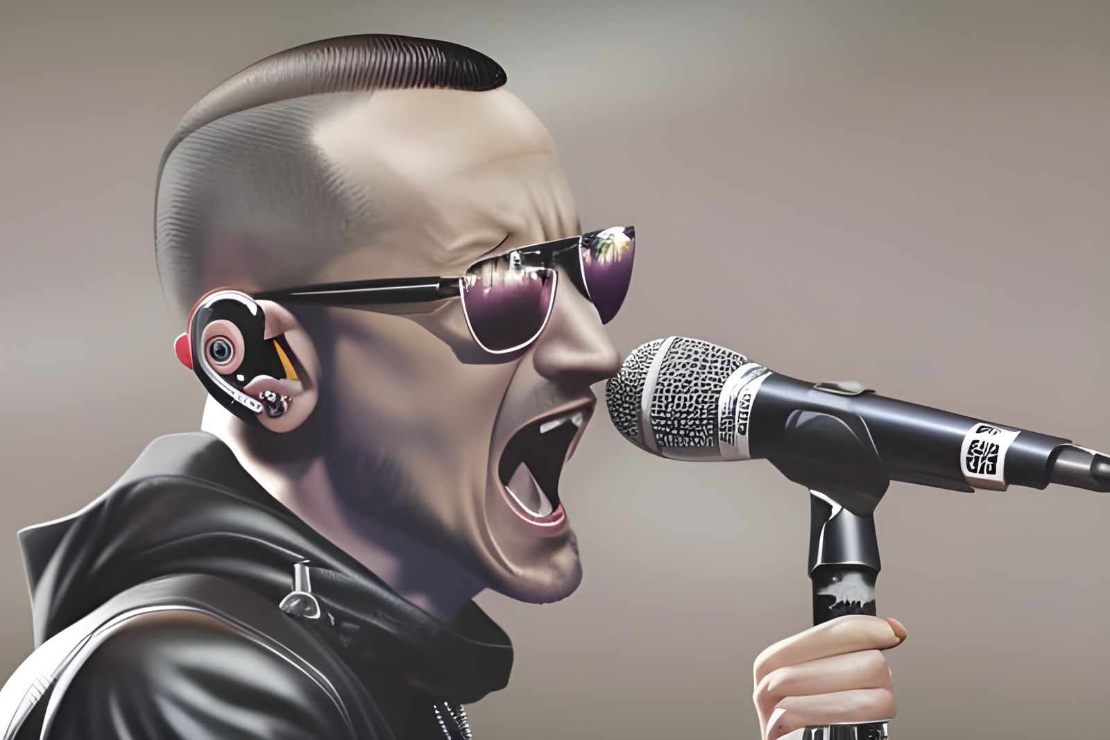 Chester Bennington - AI Generated Artwork - NightCafe Creator