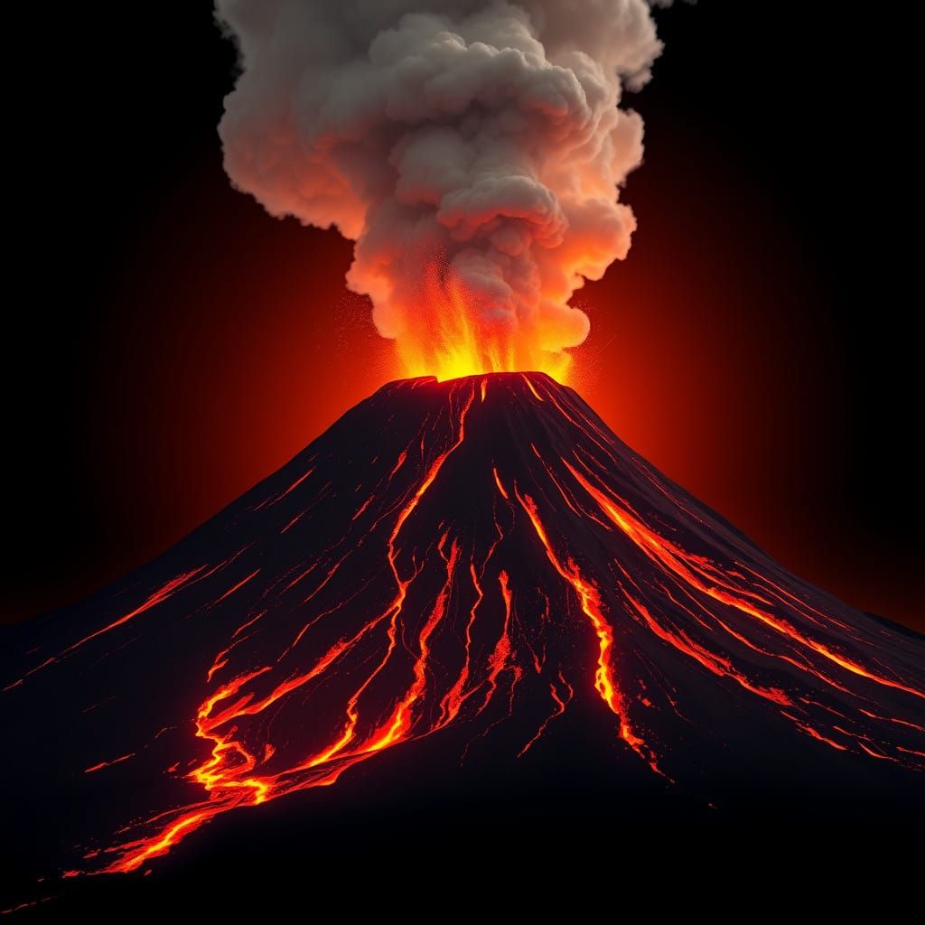 Paricutin Volcano Angry - Paricutin Volcano Angry