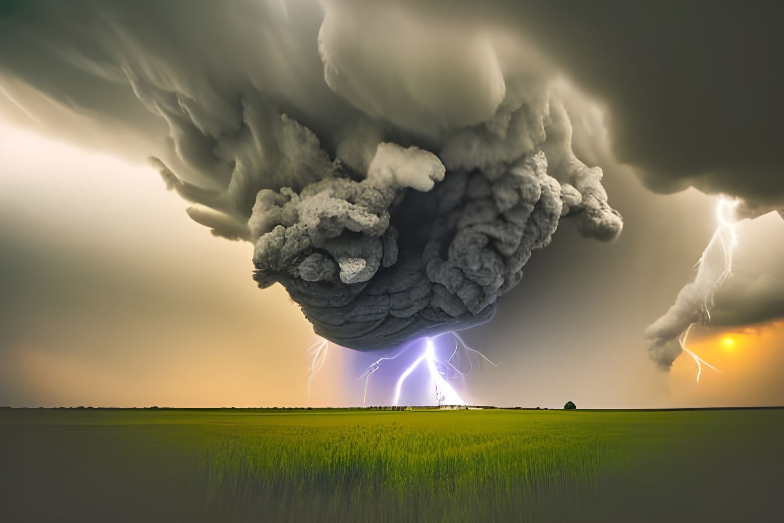 supercell storm - AI Generated Artwork - NightCafe Creator