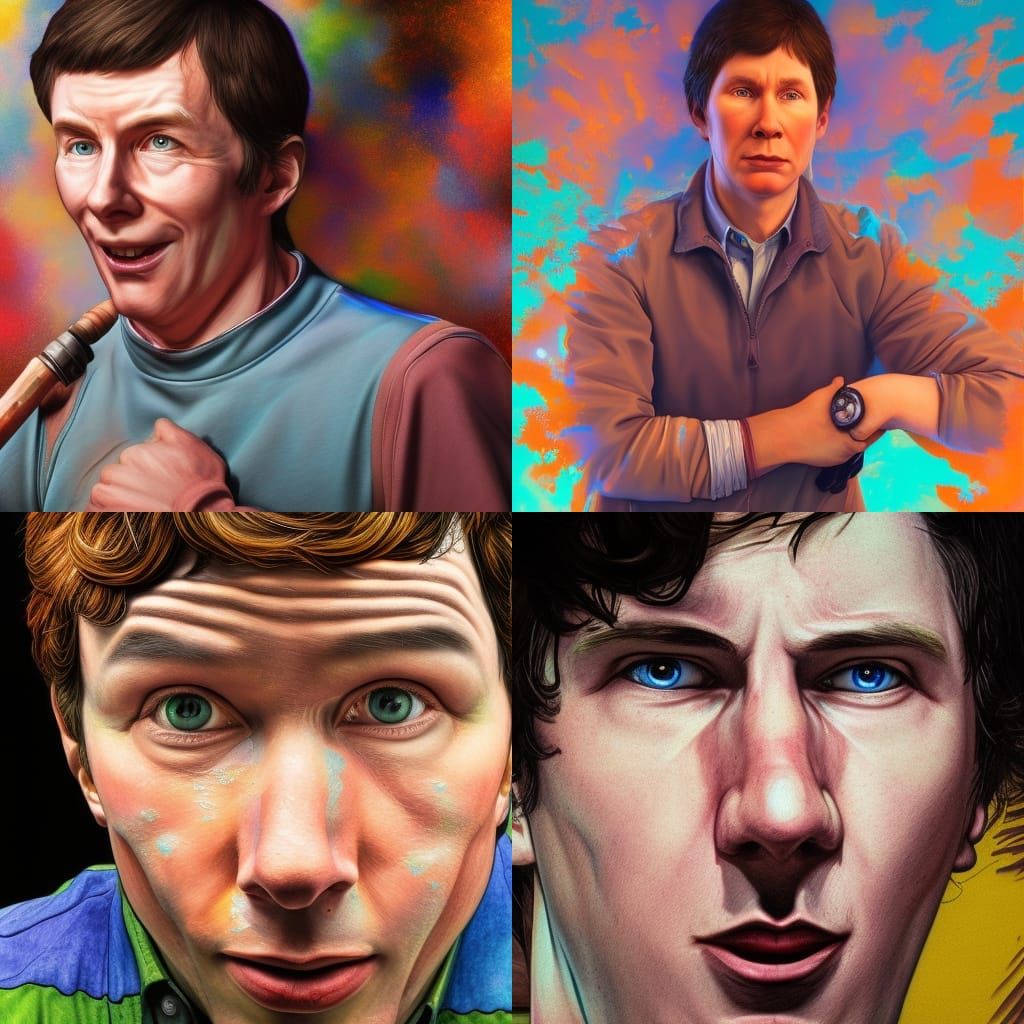 Real Life Jon Arbuckle - AI Generated Artwork - NightCafe Creator