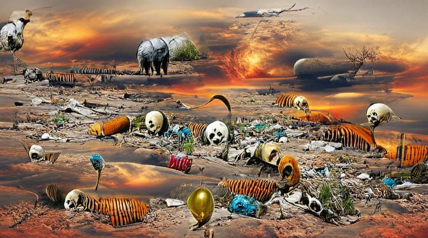 Anthropocene extinction 26 - the end of life as we know it - AI ...