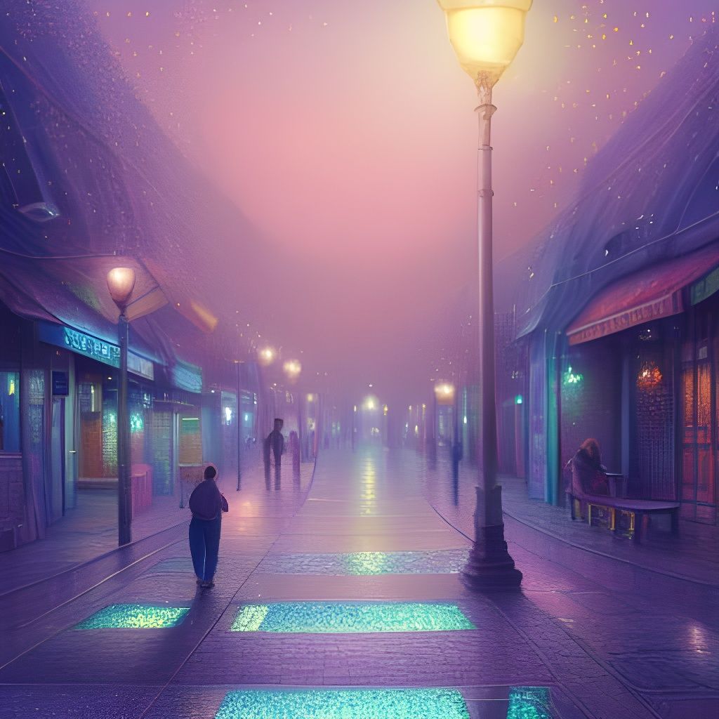 Down dream street - AI Generated Artwork - NightCafe Creator