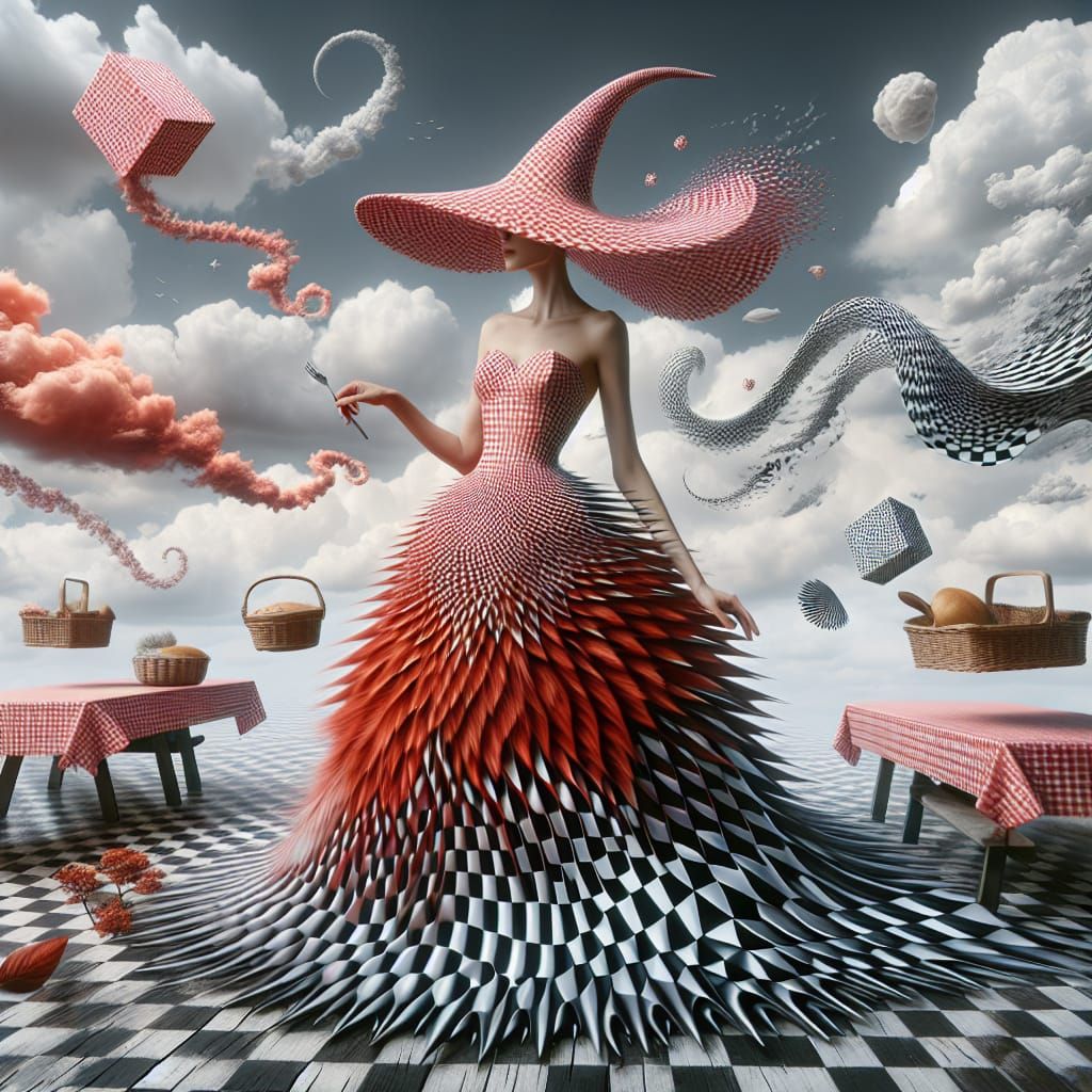 Surreal Witch - Surreal Witch in Whimsical Dreamscape