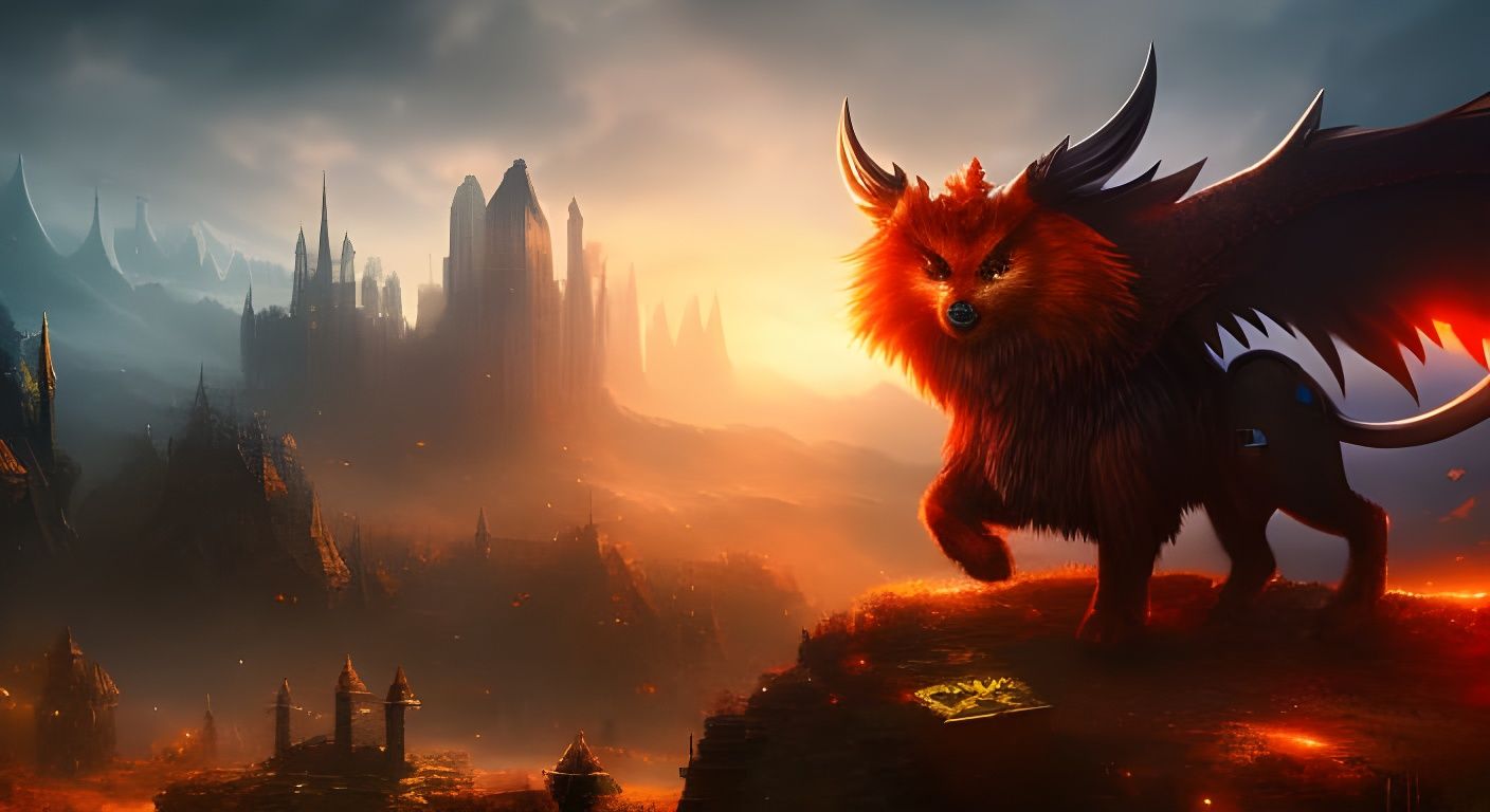 Manticore Majesty - AI Generated Artwork - NightCafe Creator