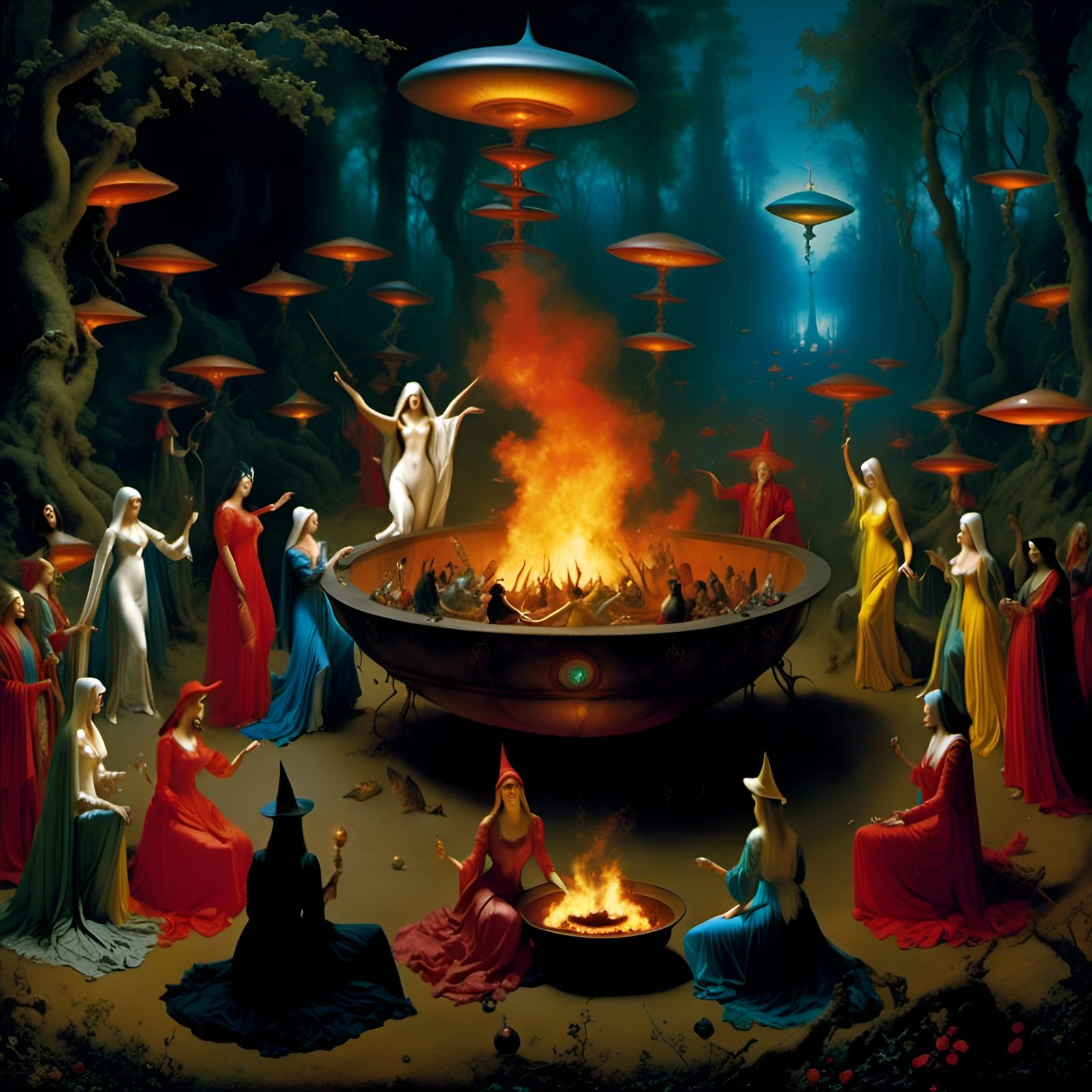 Witches Chant; Offerings Accepted - AI Generated Artwork - NightCafe ...