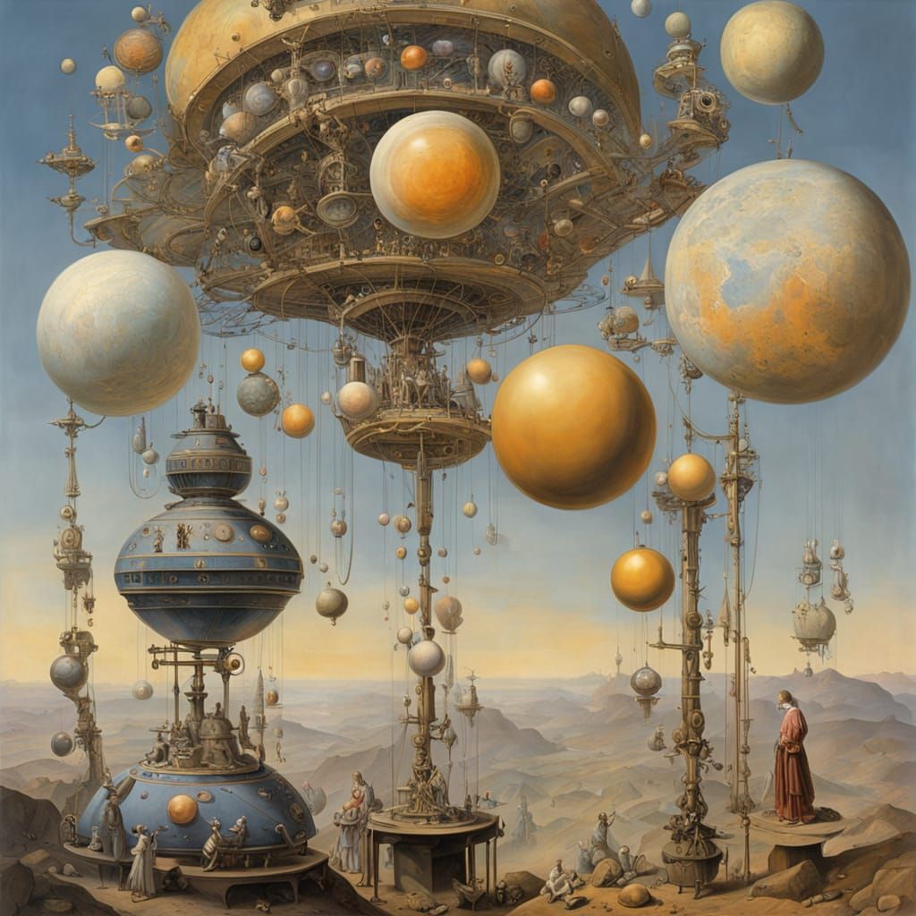 “The weight of choices as balancing scales.”