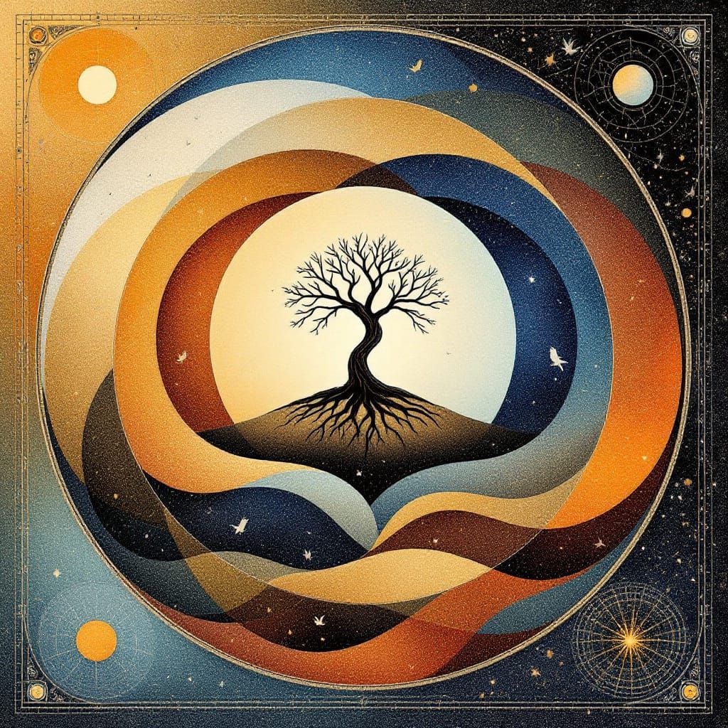 Eternal Tapestry- Daily challenge #746 - NightCafe