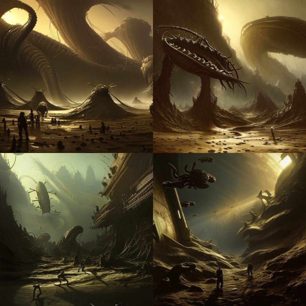 Starship Troopers, oversized genetically modify insects, ants, bugs ...