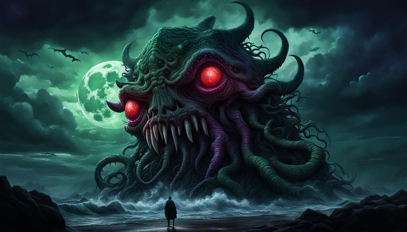 Lovecraftian Monster - AI Generated Artwork - NightCafe Creator