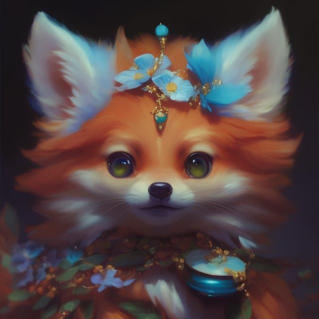 the shot of an adorable fox jester :: awwchang :: miles-df :: gorgeous ...