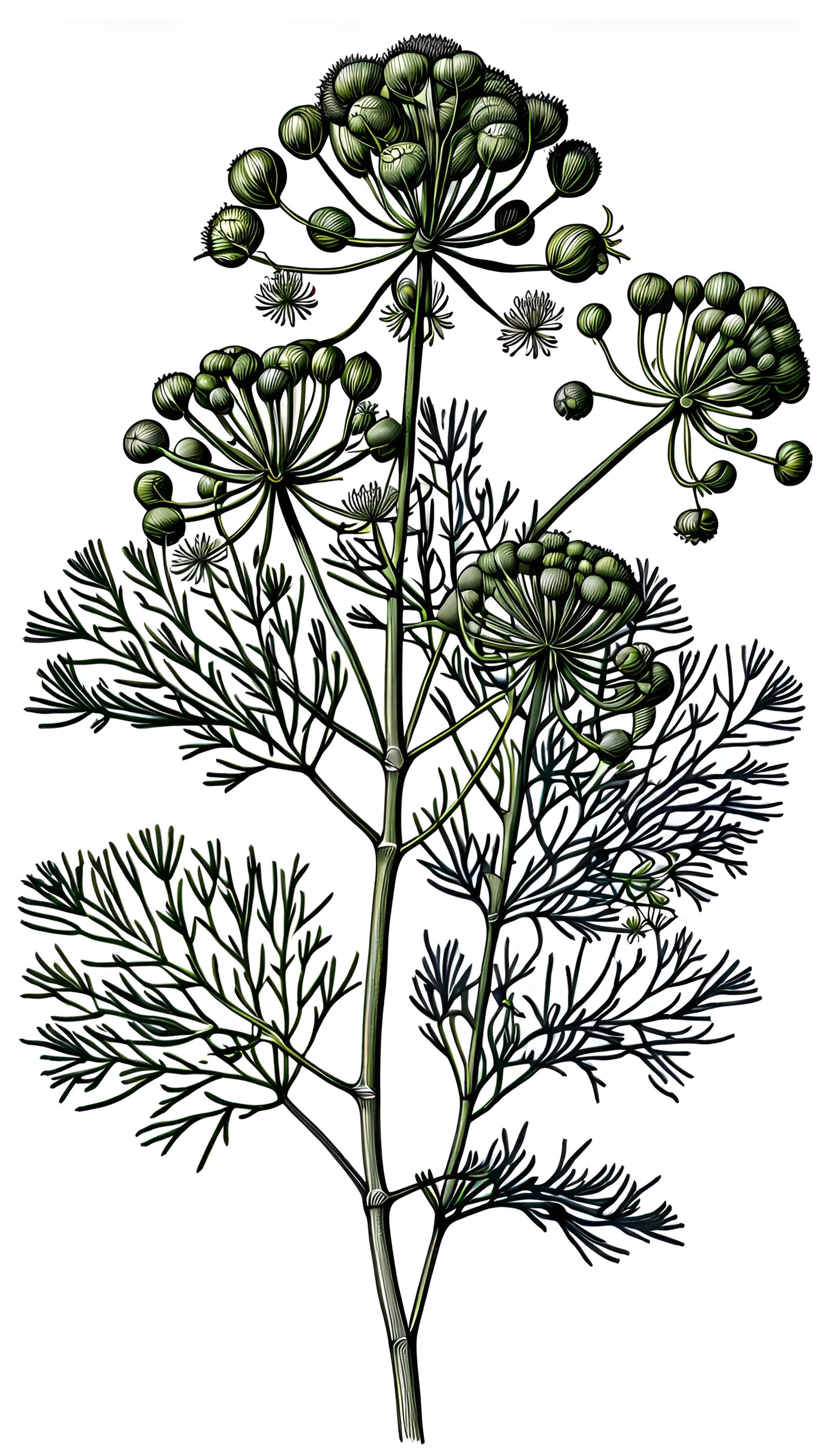 Dill plant - AI Generated Artwork - NightCafe Creator