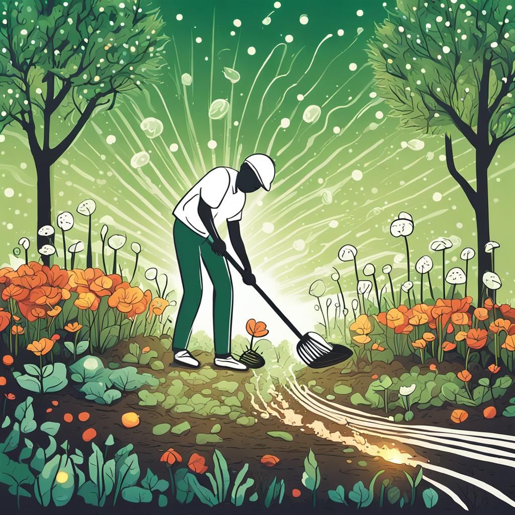 Spring Planting - AI Generated Artwork - NightCafe Creator