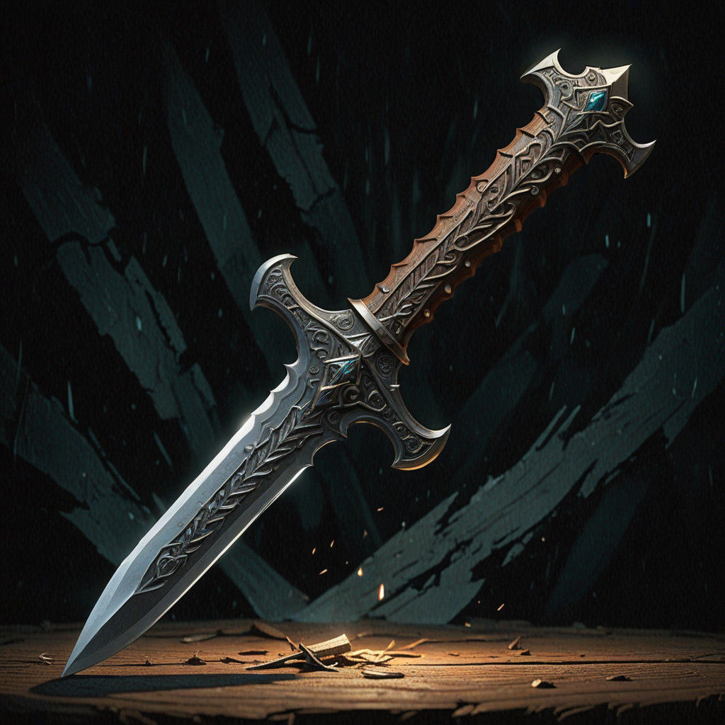 Concept art for a magical dagger for my Slavic-inspired D&D 2024 5e ...