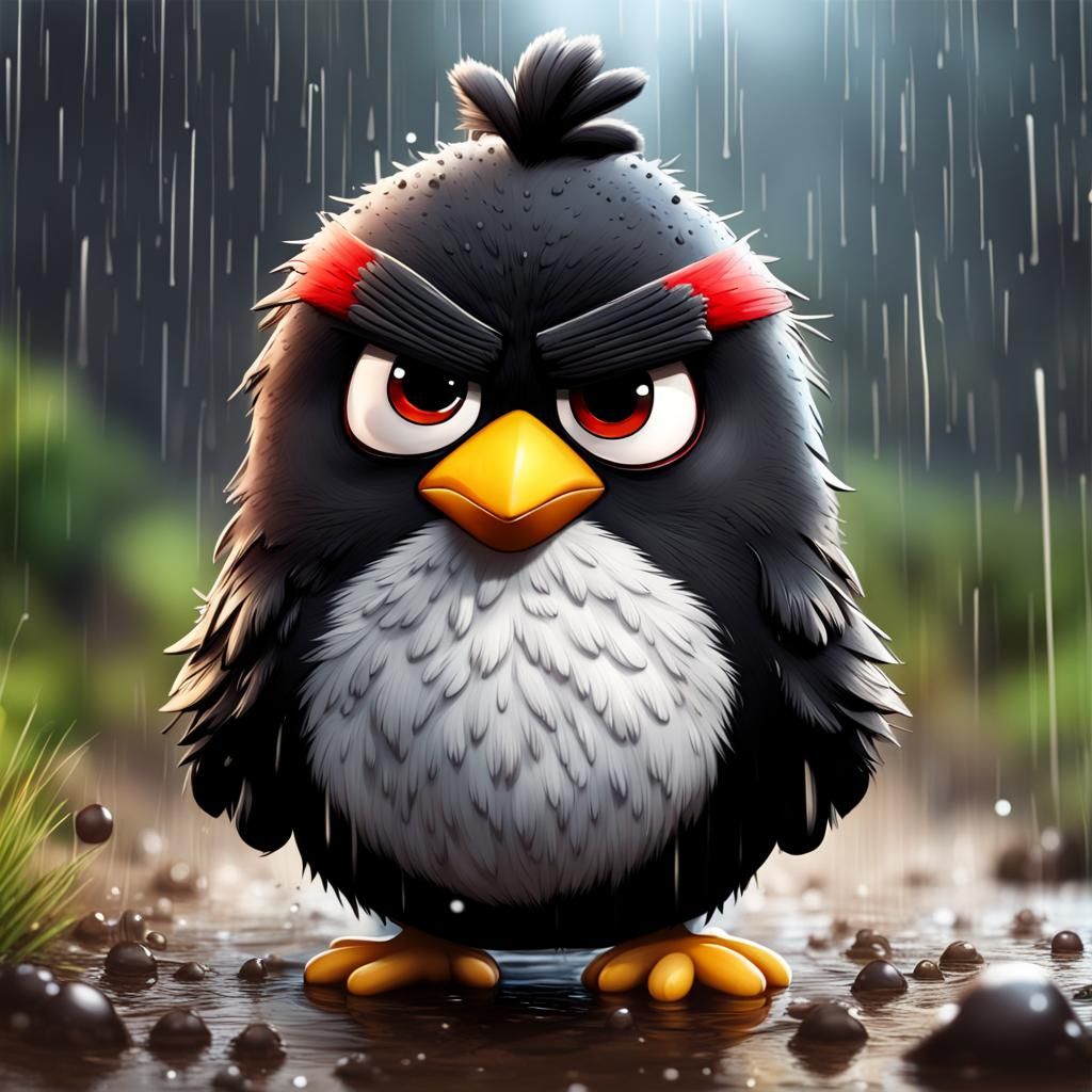 Angry Bird :) - AI Generated Artwork - NightCafe Creator