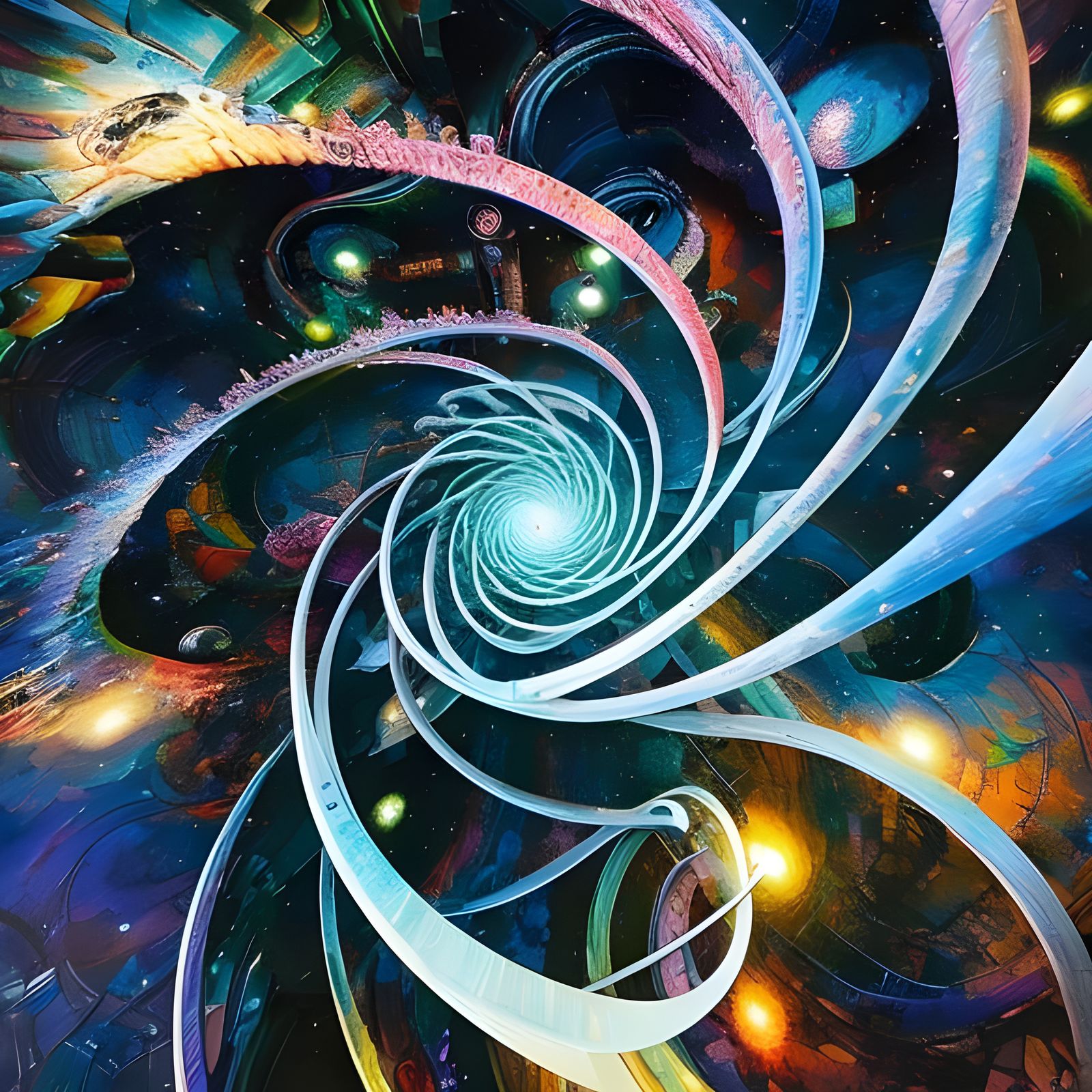 The Time Vortex - AI Generated Artwork - NightCafe Creator