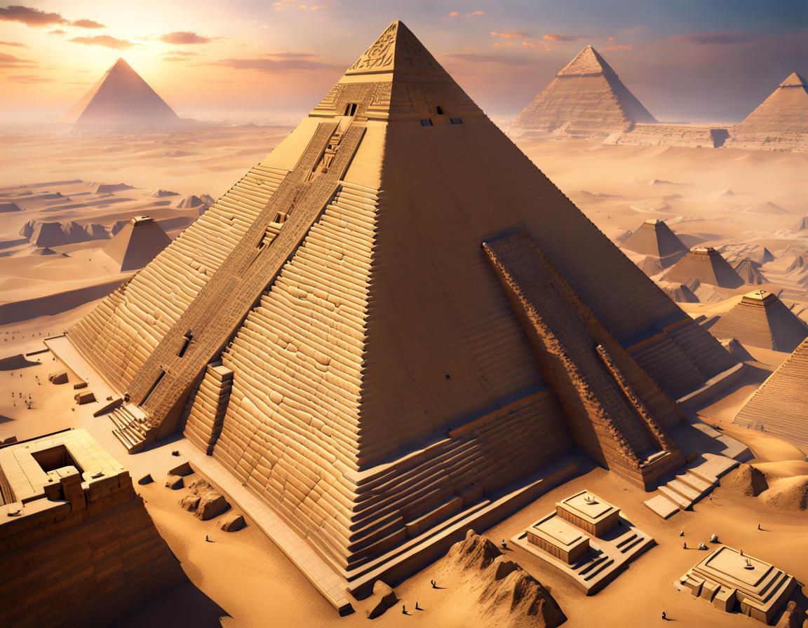 Pyramid 1 - AI Generated Artwork - NightCafe Creator