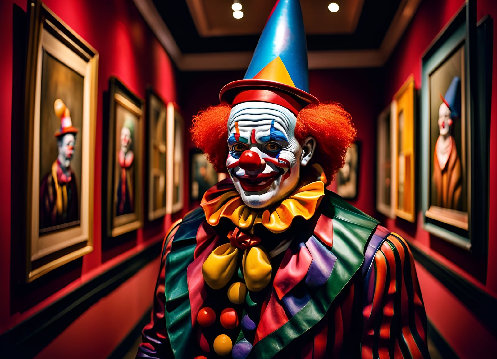 Clown Museum - AI Generated Artwork - NightCafe Creator