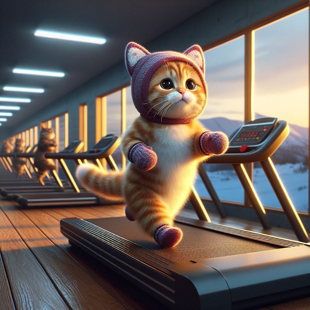 Cutie Cat Training School - AI Generated Artwork - NightCafe Creator