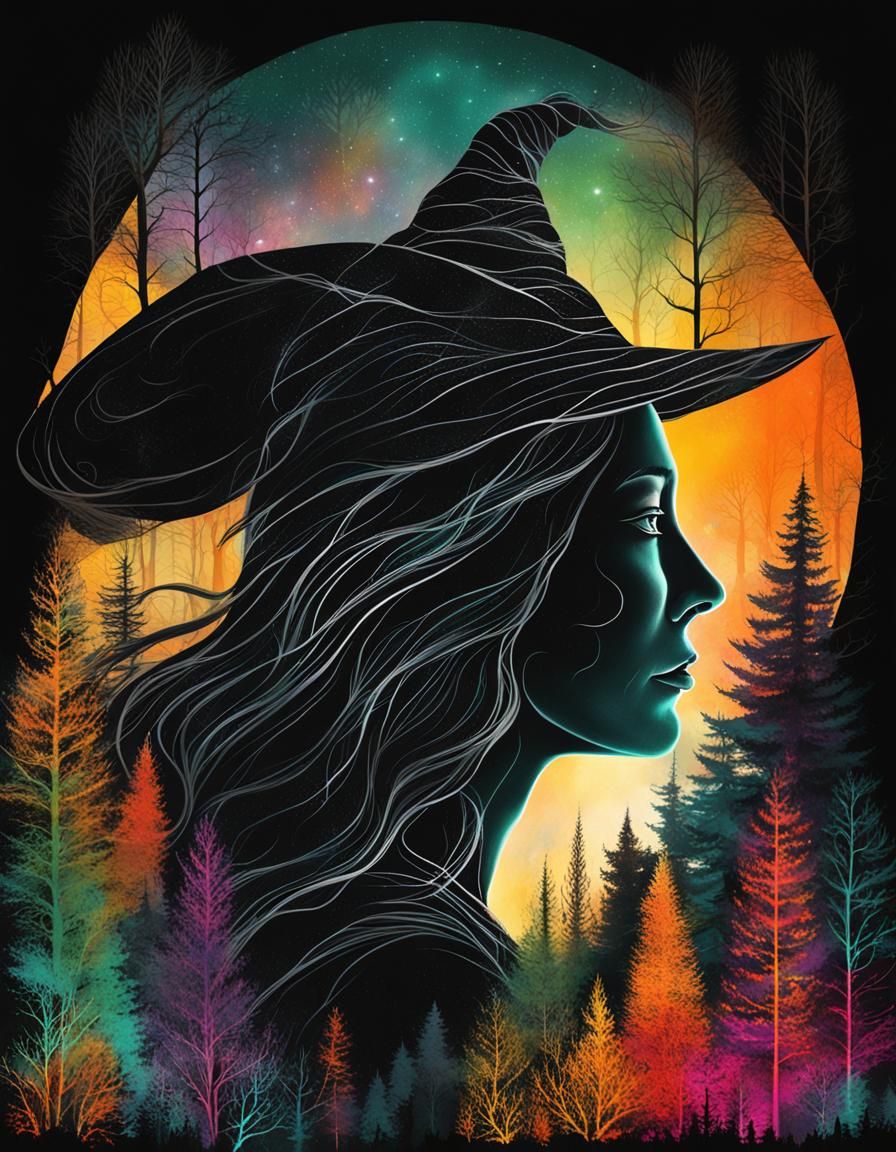 The Witches of Whip Forest - AI Generated Artwork - NightCafe Creator