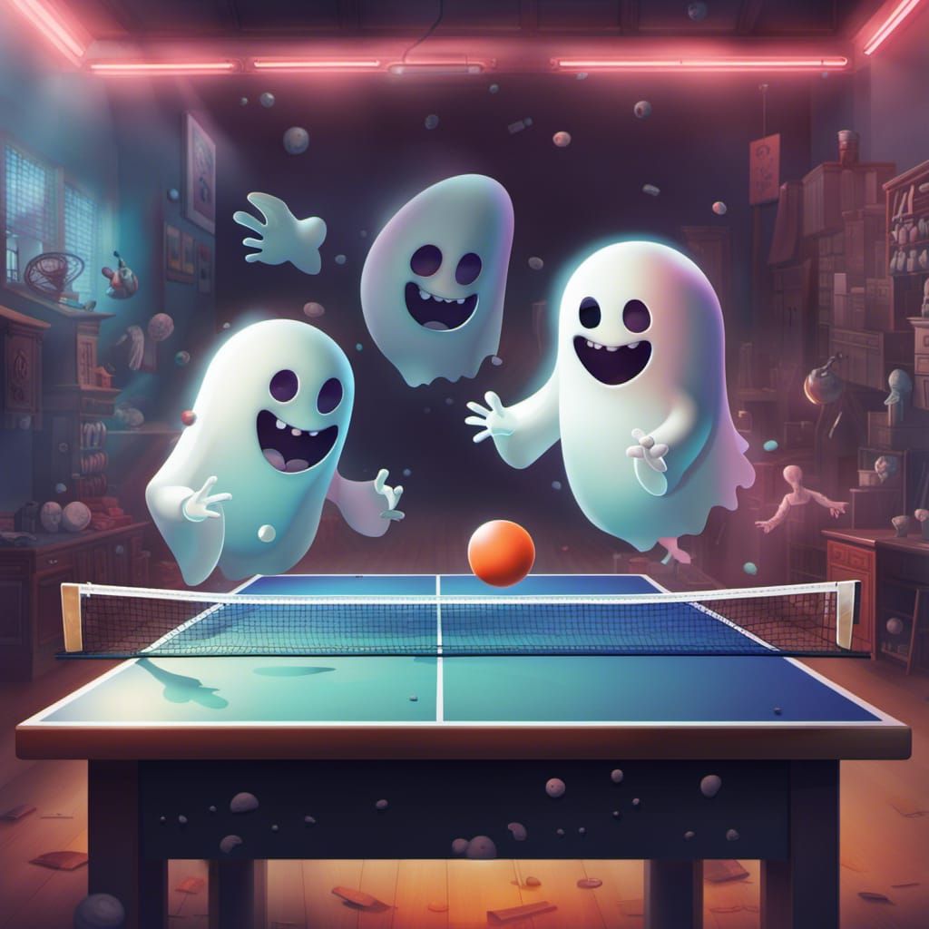 Ping Pong Anyone? - AI Generated Artwork - NightCafe Creator