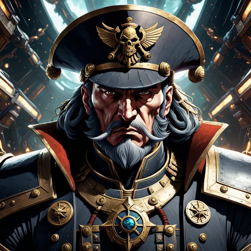 Warhammer 40k Admiral - AI Generated Artwork - NightCafe Creator