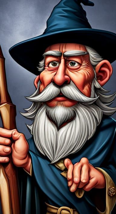 Wizzy Weird Wizard - AI Generated Artwork - NightCafe Creator