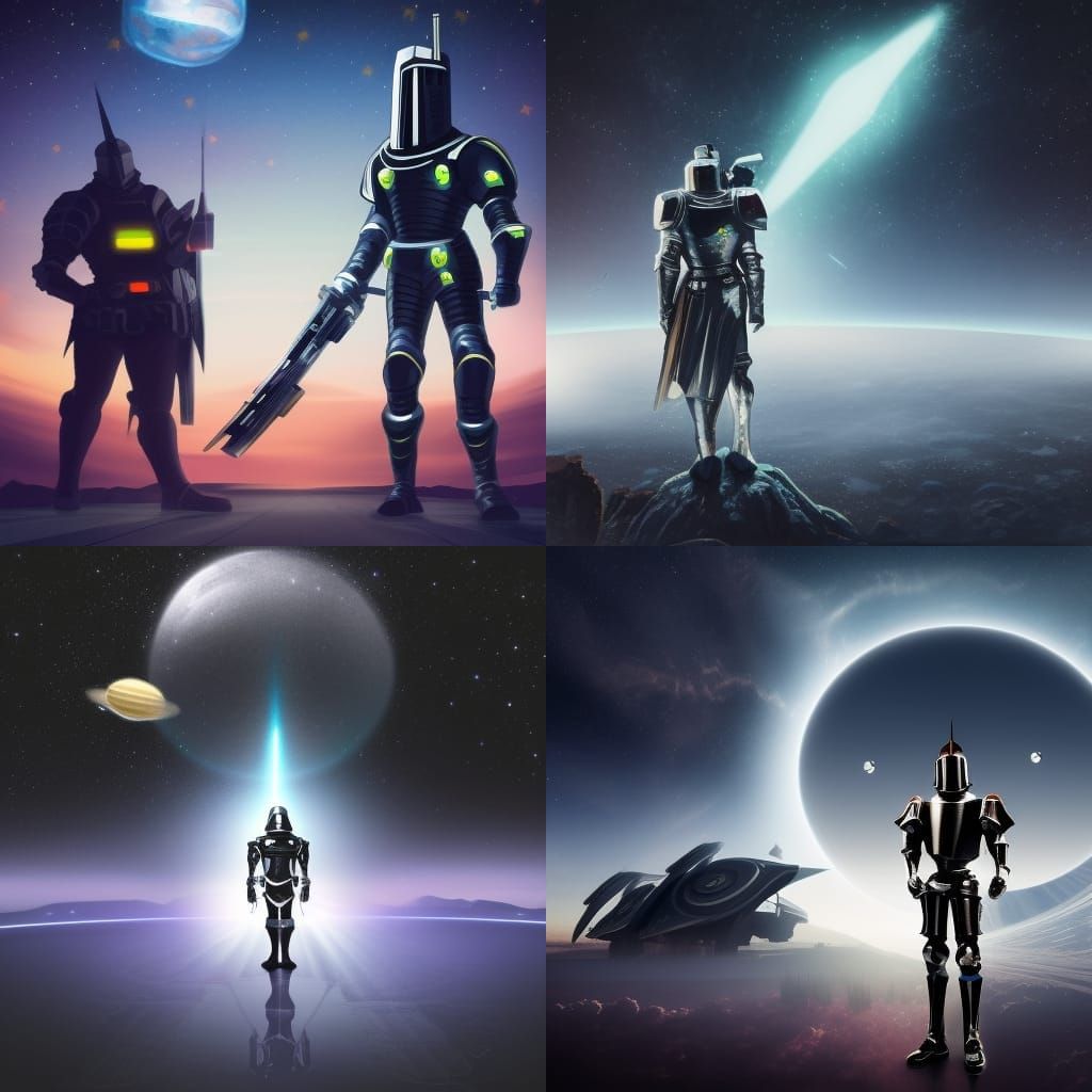 Future Knights - AI Generated Artwork - NightCafe Creator