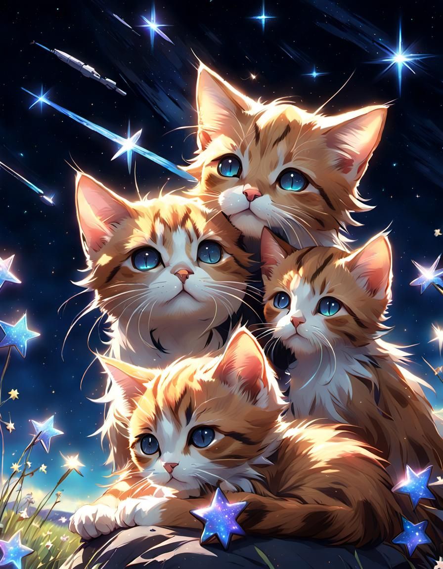 Stargazer Squad - AI Generated Artwork - NightCafe Creator