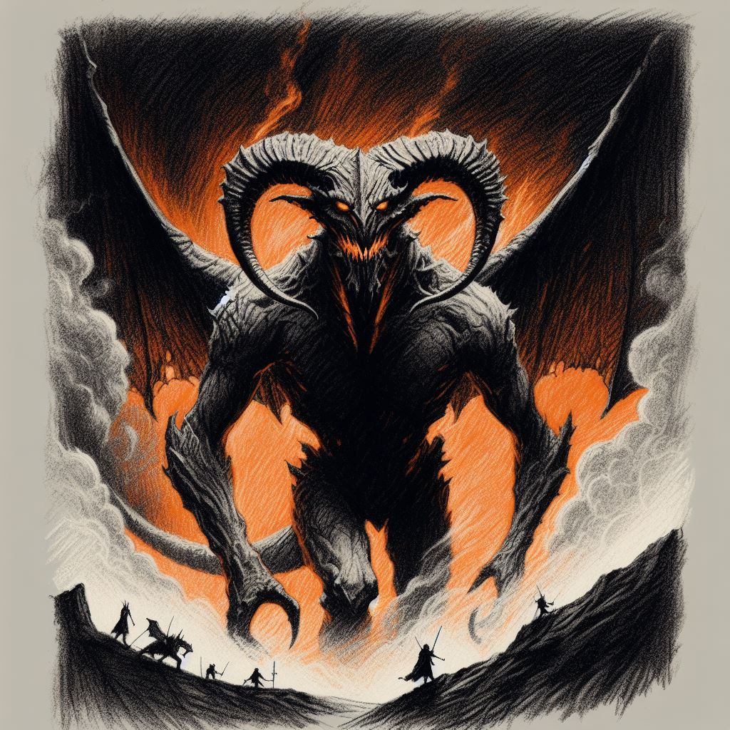 Balrog, from The Lord of the Rings - AI Generated Artwork - NightCafe ...