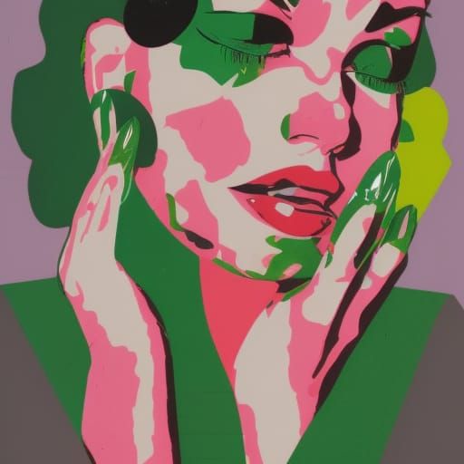 Odd Body Paint Color Pattern - AI Generated Artwork - NightCafe Creator