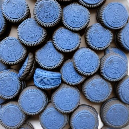 blue oreos - AI Generated Artwork - NightCafe Creator
