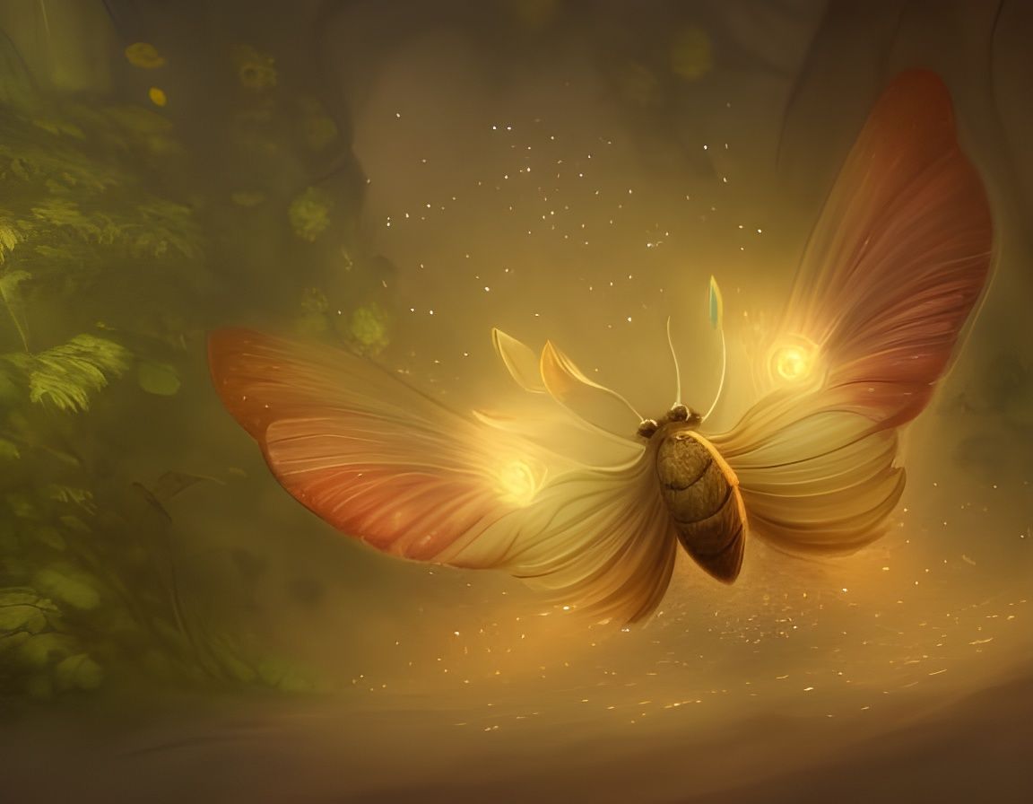 Cute friendly moth - AI Generated Artwork - NightCafe Creator