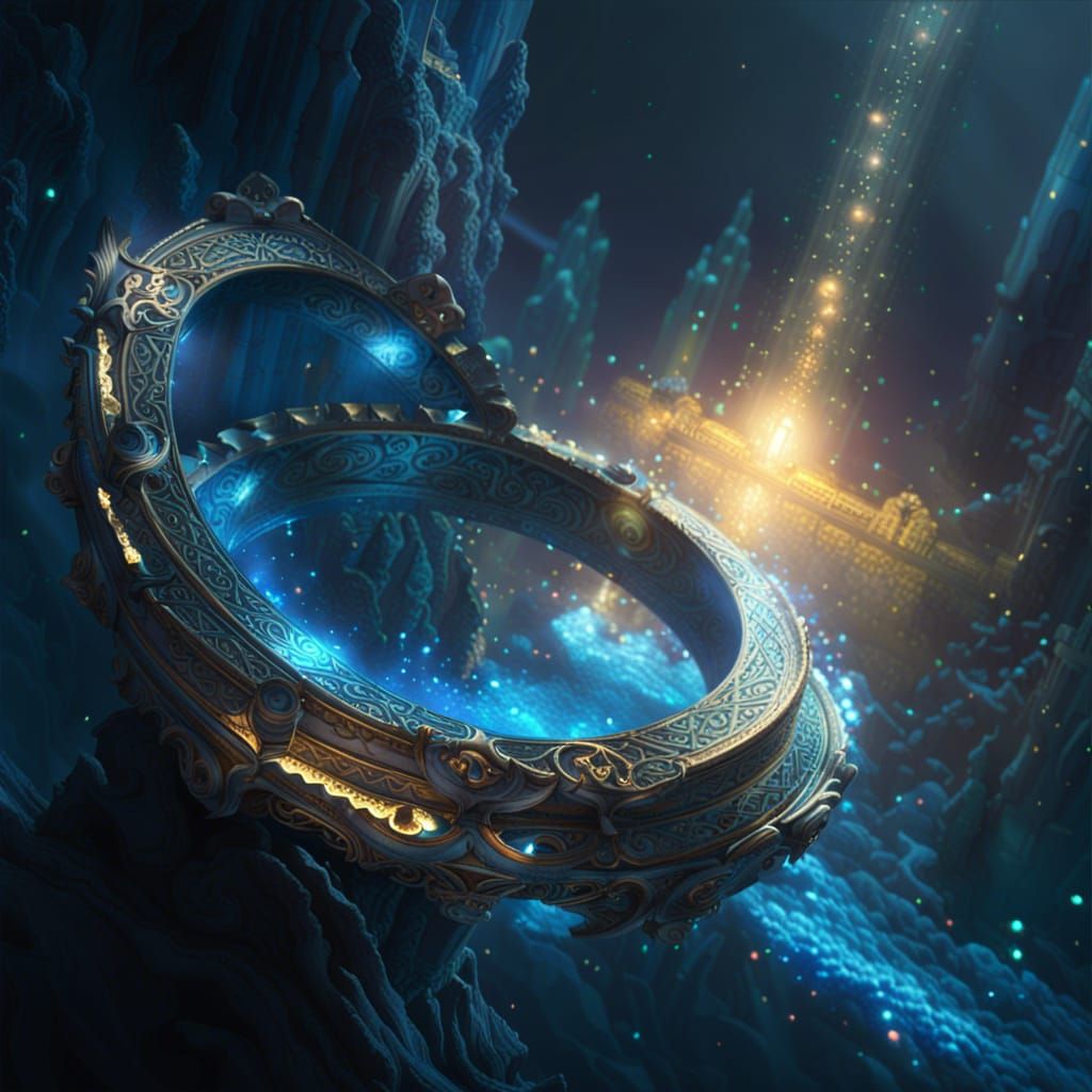 Atlantis rings - AI Generated Artwork - NightCafe Creator