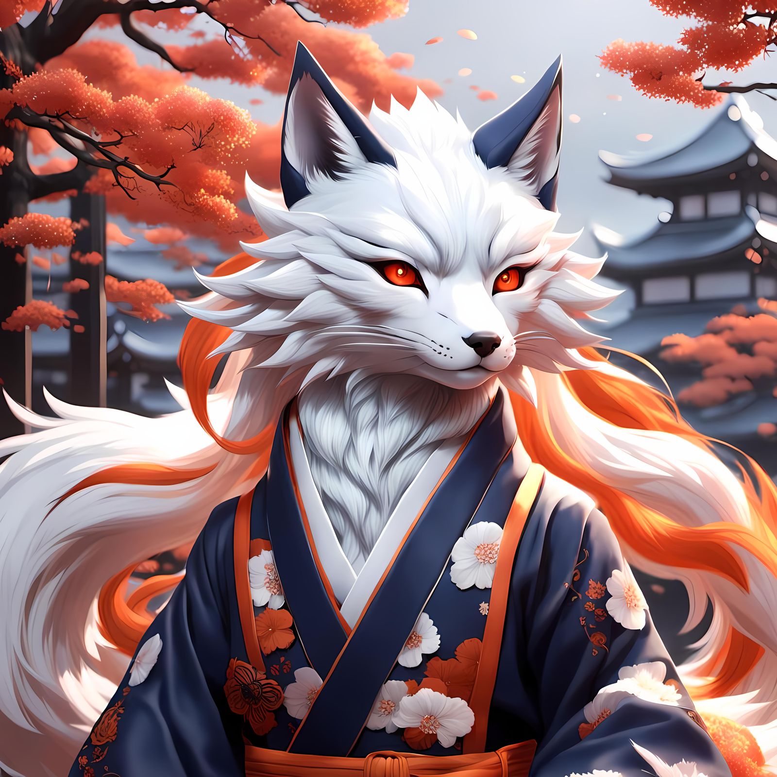 Kitsune - AI Generated Artwork - NightCafe Creator