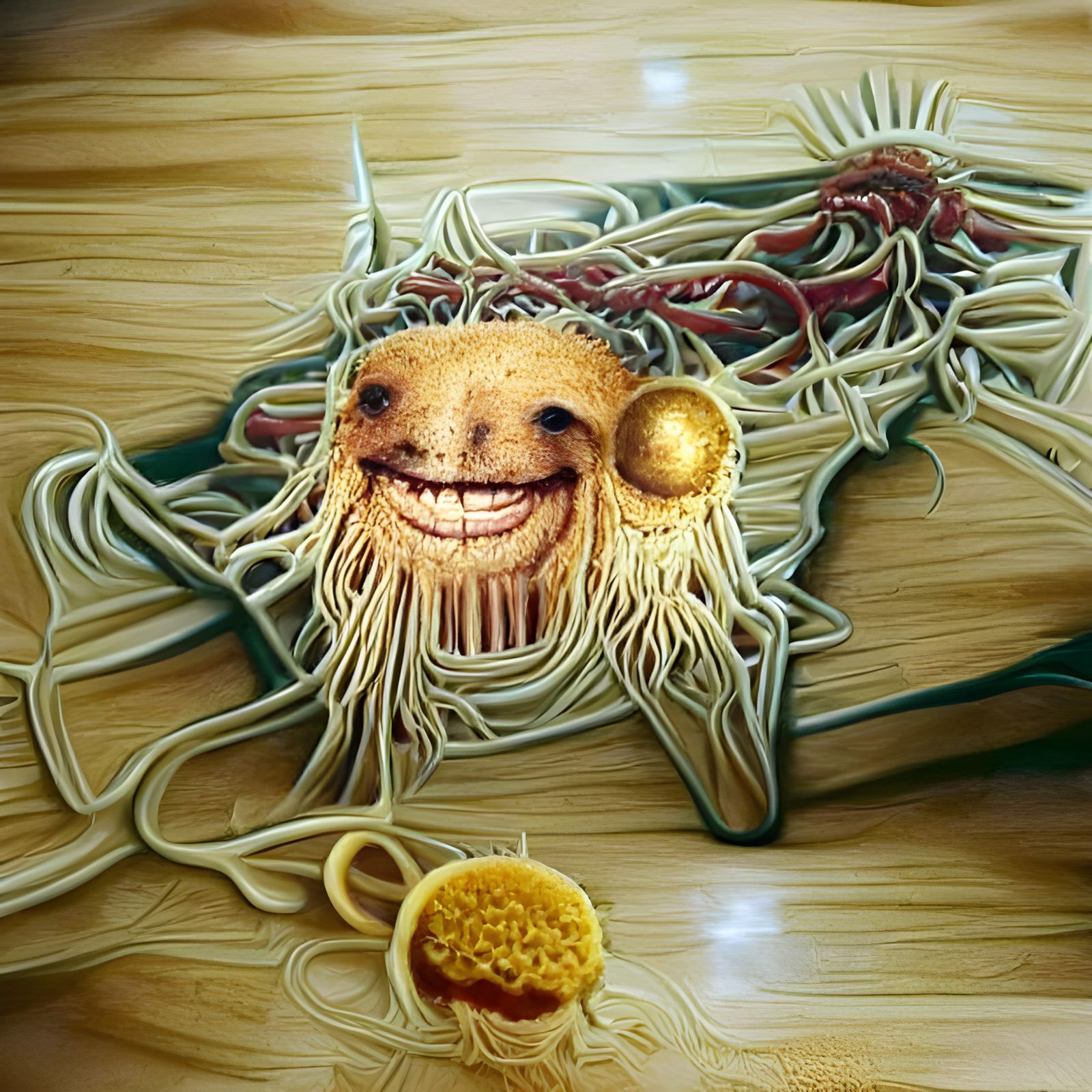 Spaghetti monster - AI Generated Artwork - NightCafe Creator