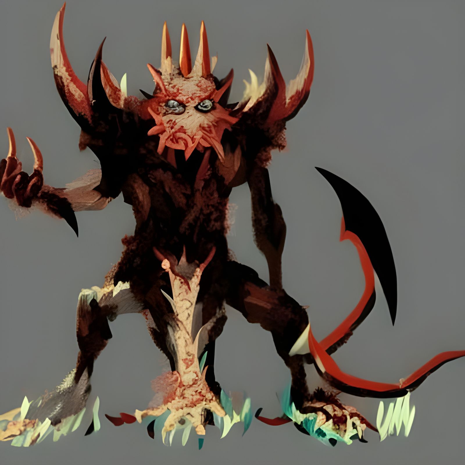 The Painted Devil - AI Generated Artwork - NightCafe Creator