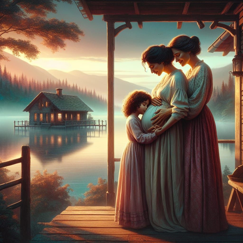 Motherhood; Dalle3; Epic - AI Generated Artwork - NightCafe Creator