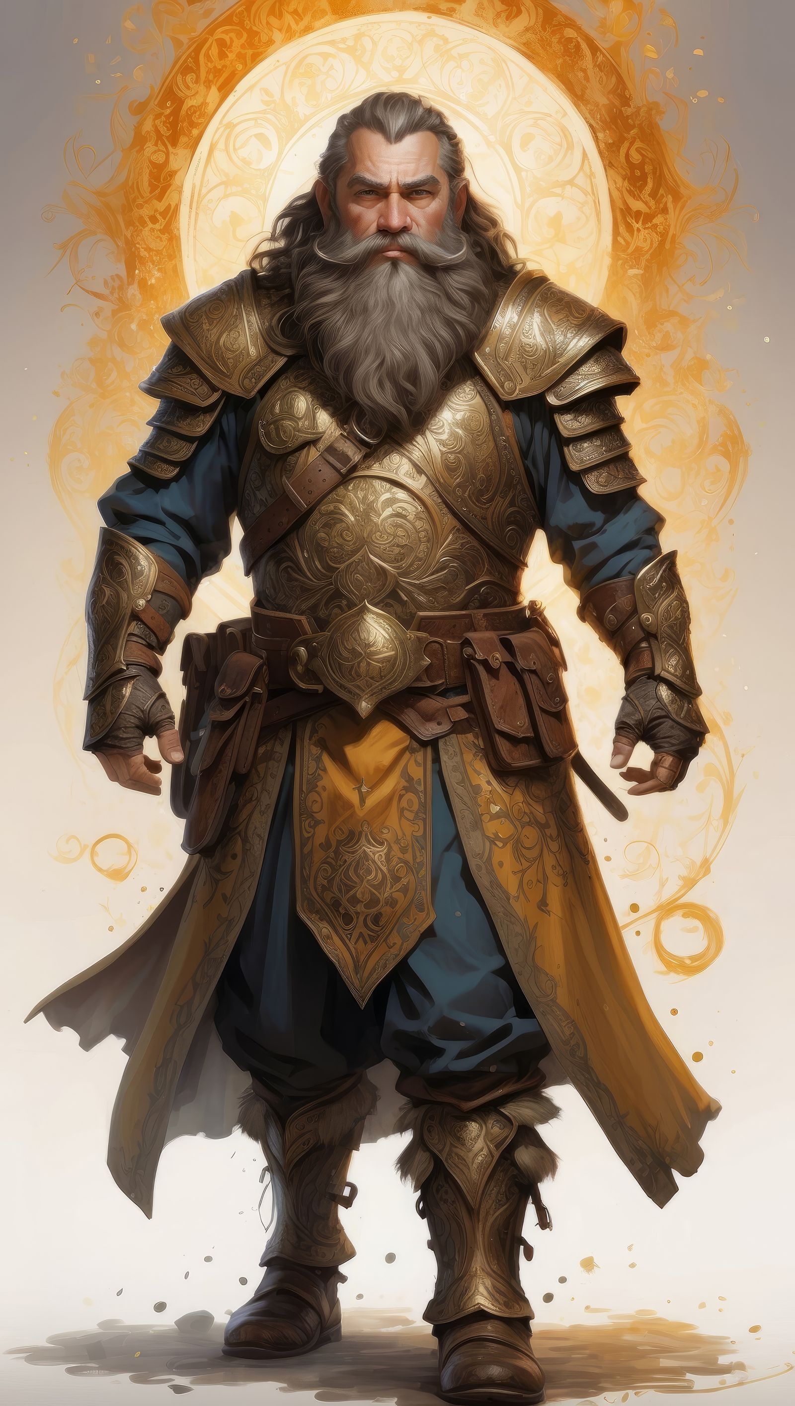 Epic portrait of a dwarf inspired by Tolkien - AI Generated Artwork ...
