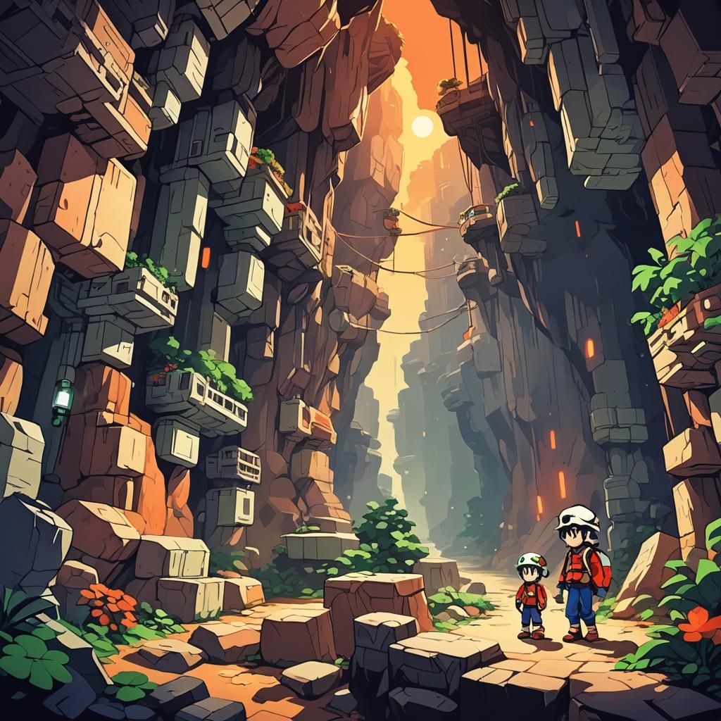 Quote from Cave Story adventuring in Last Cave - AI Generated Artwork ...