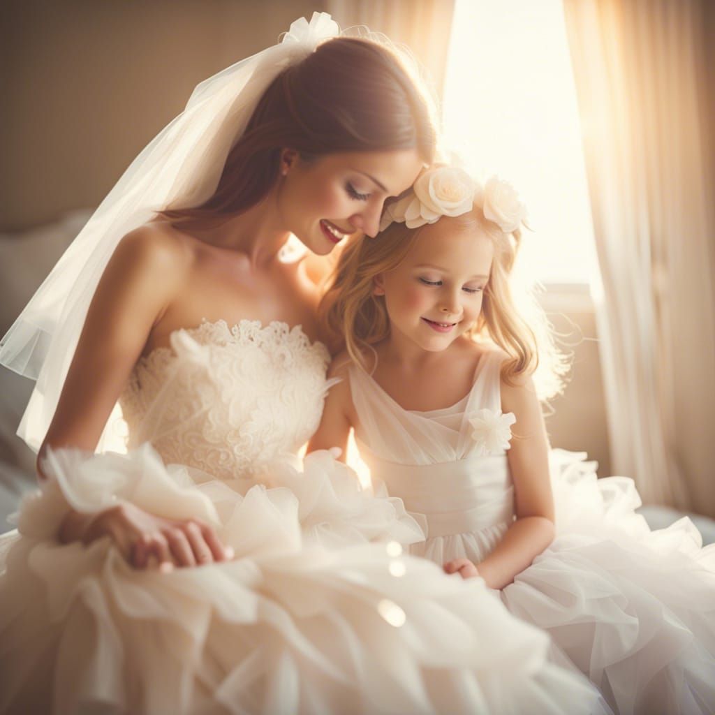 Daughter and mom - AI Generated Artwork - NightCafe Creator