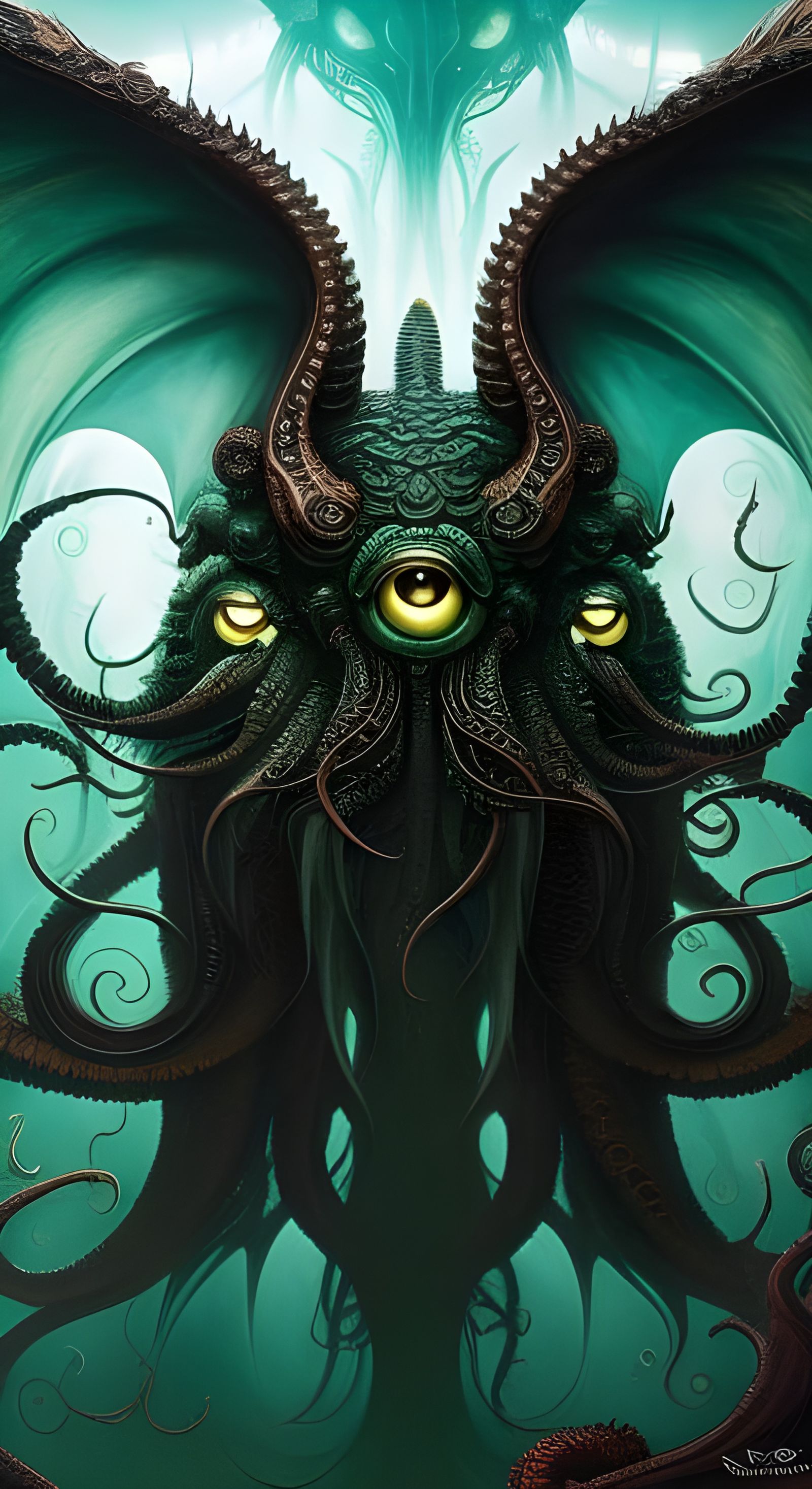 Cthulhu - AI Generated Artwork - NightCafe Creator