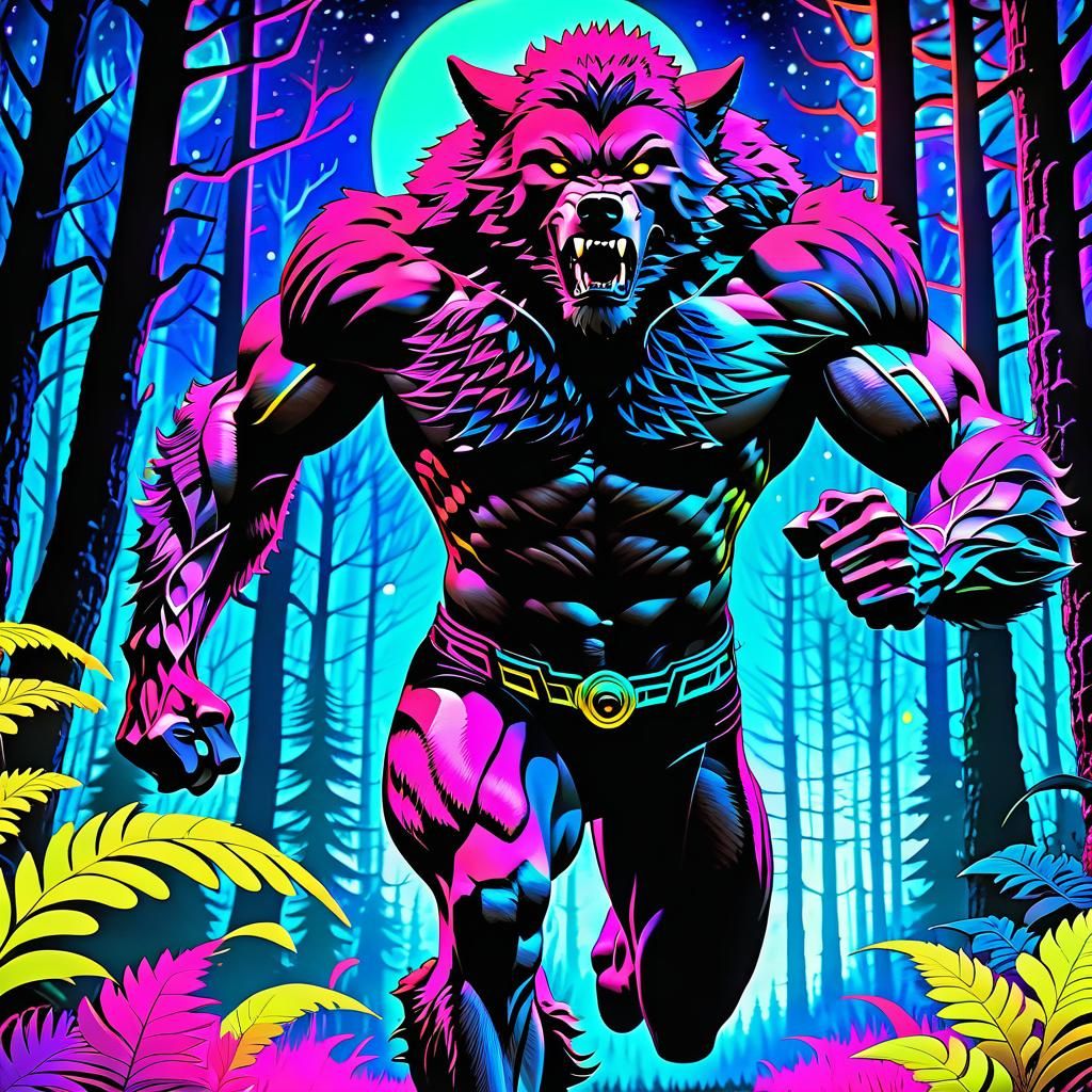 wolfman - AI Generated Artwork - NightCafe Creator