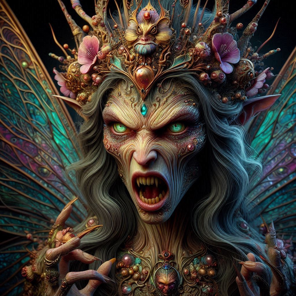 Angry fairy queen - AI Generated Artwork - NightCafe Creator