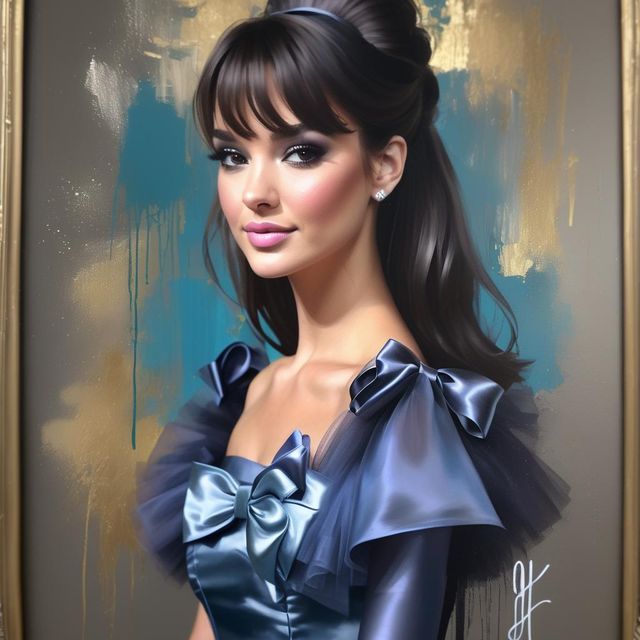 Smooth Gunmetal foil. Metal feligree room. Hyperdetailed Painterly ...