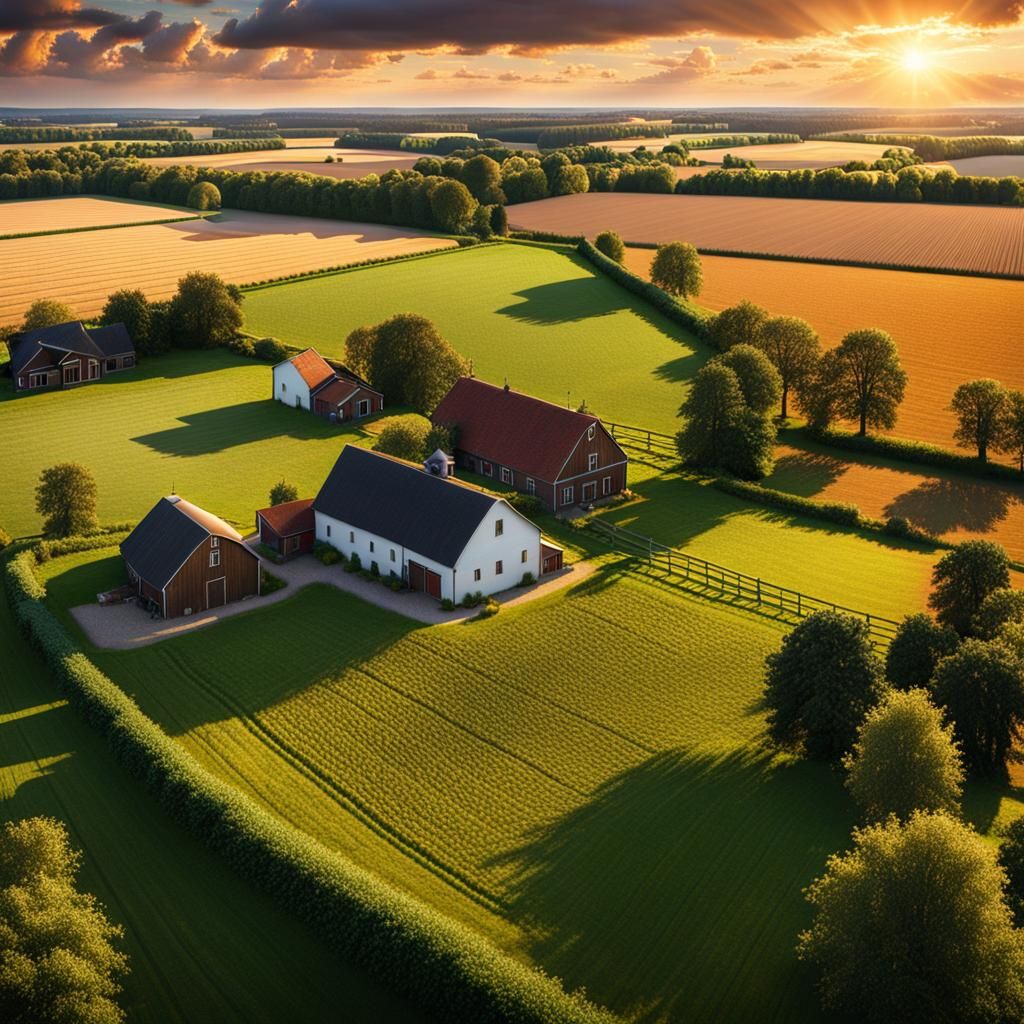 Dutch Farm - AI Generated Artwork - NightCafe Creator