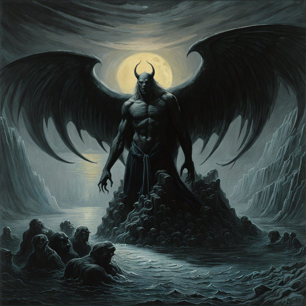 Satan in the 10th circle - take 2 - AI Generated Artwork - NightCafe ...